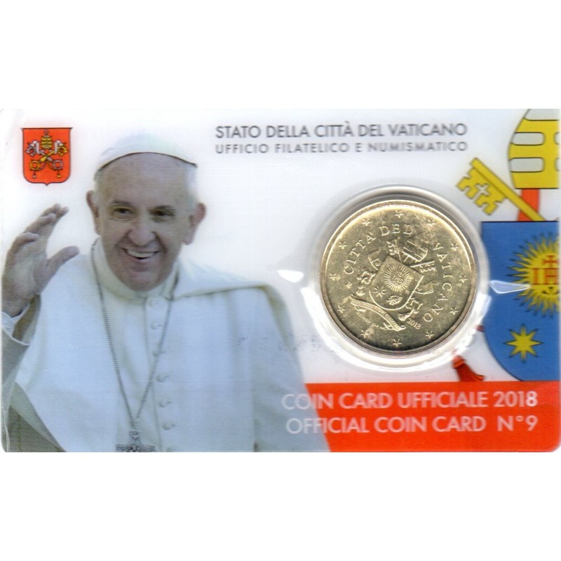 Vatican Coin Card n°9 2018 Armoiries du pape François