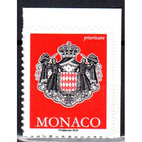 Timbre Monaco n°3220 Armoiries