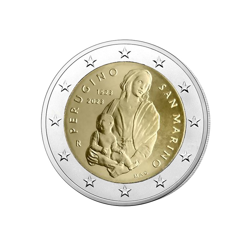 Coffret BU 2€ commémorative Saint Marin Le Péruguin 2023
