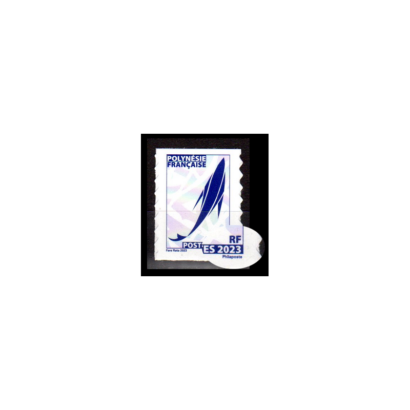 Timbre Polynésie n°1333 Emblème bleu 2023