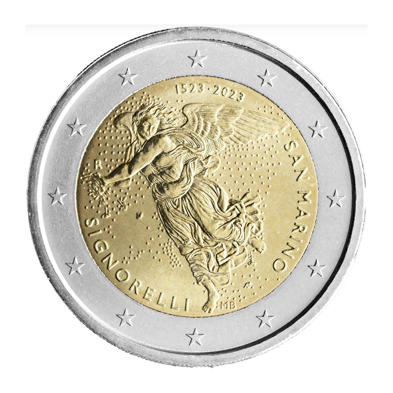 Coffret BU 2€ commémorative Saint Marin Luca Signorelli 2023
