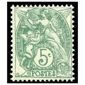 Timbre type blanc n° 111 chez philarama