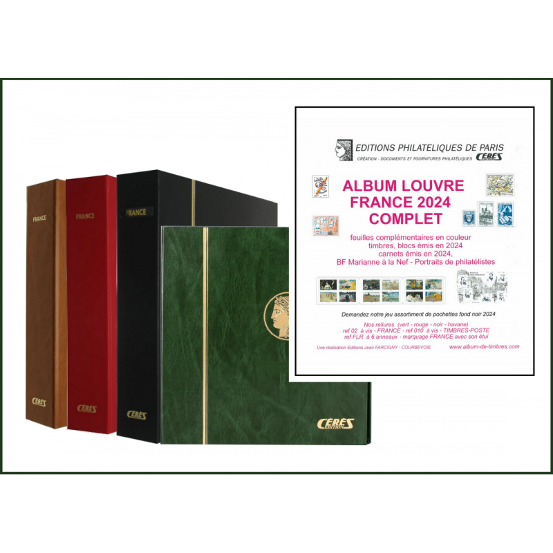 Nouveauté Cérès Éditions France Louvre Complet 2024 + Reliure