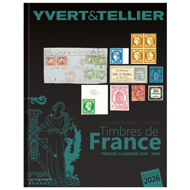 Nouveauté Catalogue Yvert et Tellier des Timbres de France 2026 Tome 1