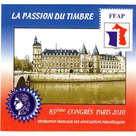 Bloc FFAP n°4 Passion du Timbre 2010