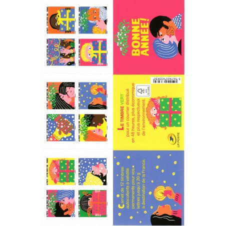 Carnet Commémoratif BC1190 "Bonne année !" Timbres neufs ** Année 2015